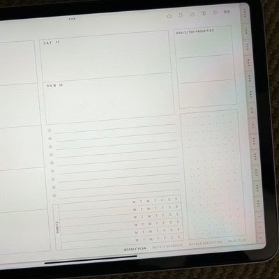 Digital Planner, Goodnotes Planner Undated, Daily Planner, Weekly ...