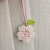 Crochet Flower Bag Charm, Crochet Sunflower/ Lavender/ Cherry ...