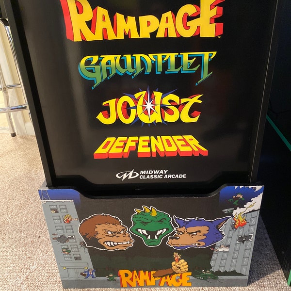 Arcade 1up Cabinet Riser Graphic Decal Sticker - Etsy