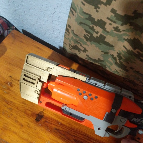SSWI Custom Tactical HALO Barrel Easy Mod for Nerf Hammershot - Hammer ...