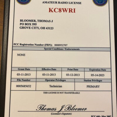 Amateur Radio Tower Callsign Sign 8 X 12 Aluminum Sign - Etsy