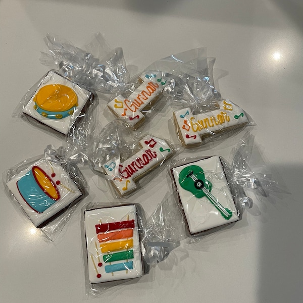 Xylophone Cookies First Birthday Instrument Cookies Toddler Birthday - Etsy