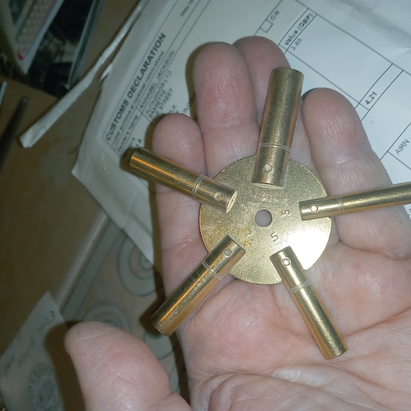 Brass Clock Spider Key Winding Keys 3-11 New Clock Tool (60) - Etsy
