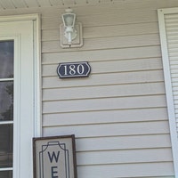 Hanging Address Sign, Driveway Address Sign, Signpost Sign, Wood Grain ...