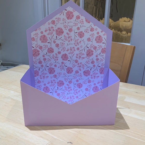 Envelope Template, Box Svg Template, Big Size, Svg Files for Cricut and ...