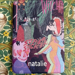 Green Black Cat Cute Kindle Case Custom for Paperwhite 1/2/3/4, Kindle ...