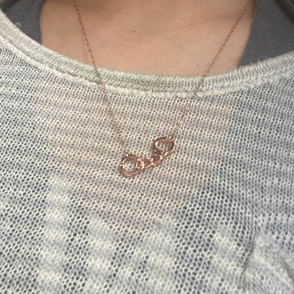 Vermeil Rose Gold Handcuffs, 18k Gold Plated Over Sterling Silver ...