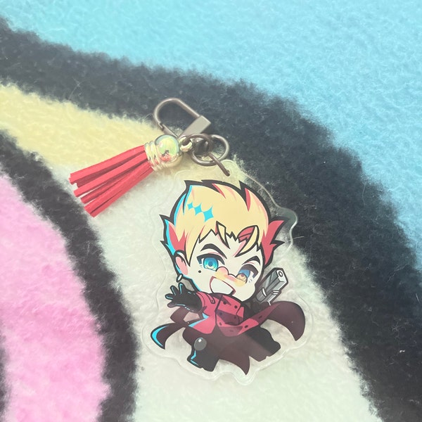 Trigun 1998 + Trigun Stampede Fanmade 2.5in Keychains: Vash, Wolfwood ...