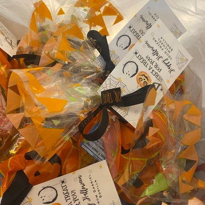 Printable Halloween Favor Tag Template, Boo Gift Tags, Trick or Treat ...