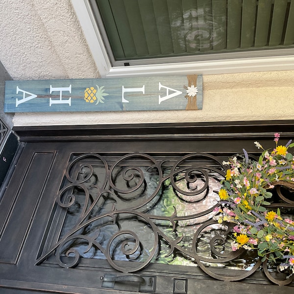 Horizontal Symbol Sign Dog Home Sign Rustic Dog Sign Paw Print Home ...