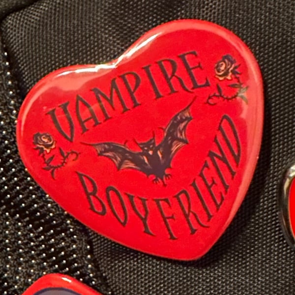 Vampire Girlfriend/boyfriend Matching Couple Pinback Buttons - Etsy