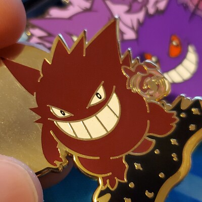 Gengar Hard Enamel Pin kanto Pokemon Pin Collection - Etsy