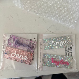 Personalized Acrylic Tag Name Tag Custom Name Tag Modern Name Tag ...