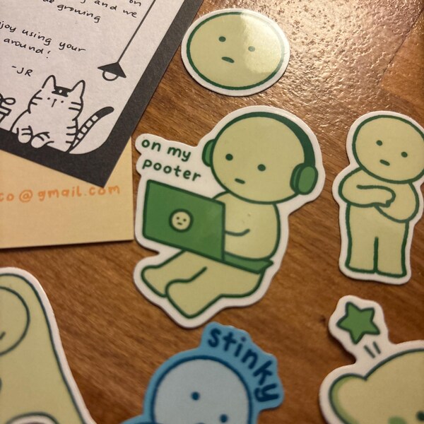 Clown Blind Box Addict Sticker Vinyl Waterproof Sticker for Bullet ...