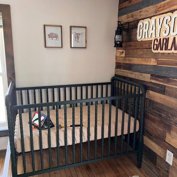 Retro Cowboy Wall Art, Blue Western Print, Cowboy Print, Nashville Wall ...