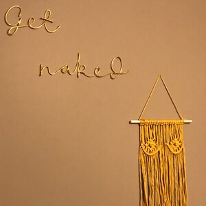 GOOD NIGHT Wire Word / Handmade Sign / Wall Wire Sign / Home | Etsy UK