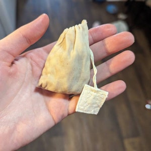 Reusable Tea Bags Unbleached Organic Cotton - Etsy