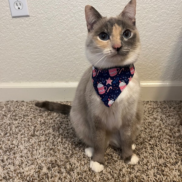 Pizza Pet Bandana, Blue Pet Bandana, Food Cat Bandana, Food Dog Bandana ...