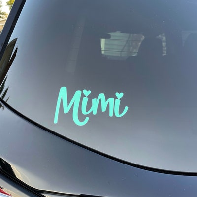 Mimi Vinyl Decal Bumper Sticker, Grandmother Sticker, Grandparent's Day ...