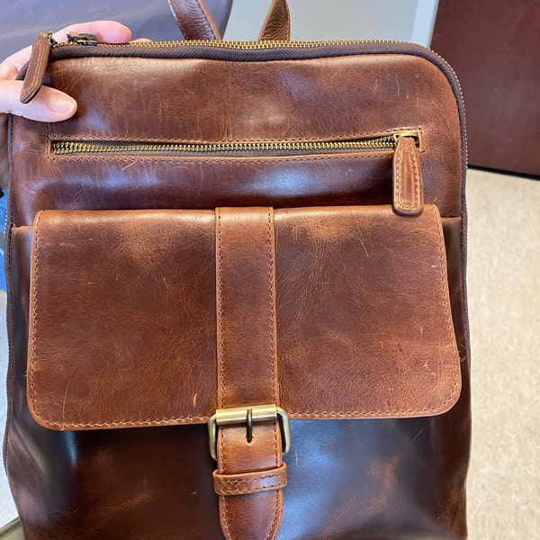 Leather Backpack, Rucksack, Brown Leather Backpack, Leather Backpack ...