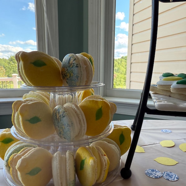 The Ultimate Lemon Dessert Tower – Sweet & Stylish! - Macaron Tower ...