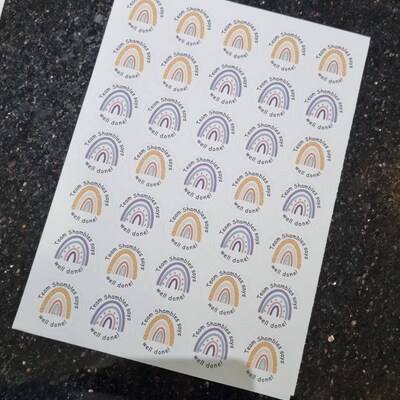 24 Pcs Kraft Sticker Labels Craft Sticky Labels Brown - Etsy UK