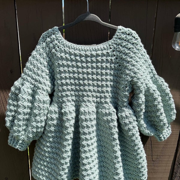 Crochet Pattern Baby or Girls Dress - 6 Months to 8 Years - Etsy