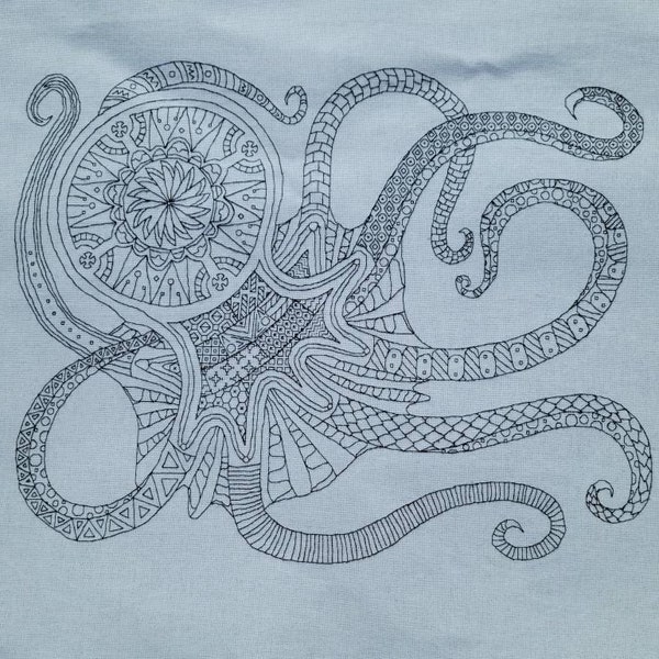 Digital Zentangle Colouring Page - Patchwork | Downloadable Print | PDF ...