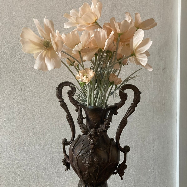 23.5" Fake Cosmos Wildflowers Branch in Soft Yellow & Champagne, Spring ...
