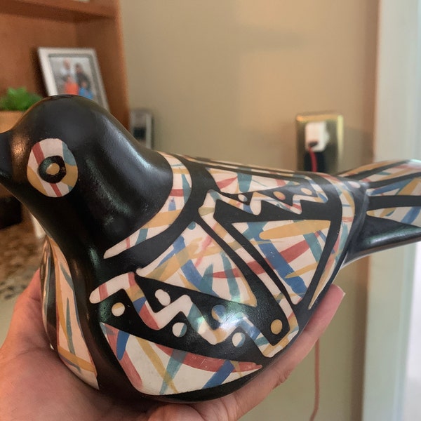 Animal Figurine From Peru, Toucan Bird Figurine, Bird Sculpture ...