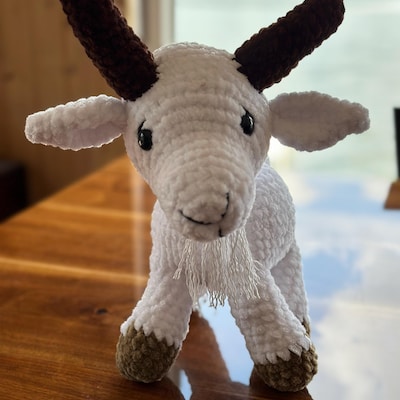 Goat Amigurumi Pattern, Crochet Farm Animals Pattern, Plush Goat ...