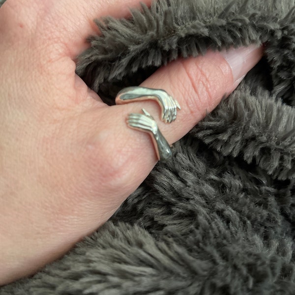 The Original Hug Ring. Handmade in London From Recycled Sterling Silver ...