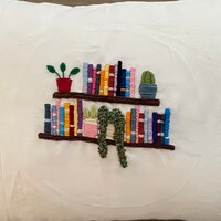 Bookshelf Embroidery PDF Pattern & Stitch Guide - Etsy Canada