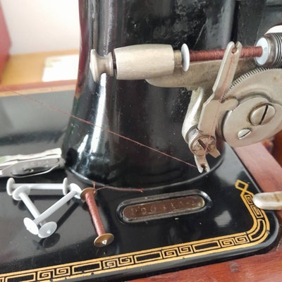 5 X Sewing Machine Bobbins for Vintage Singer 12k 13k Shuttle Machines ...