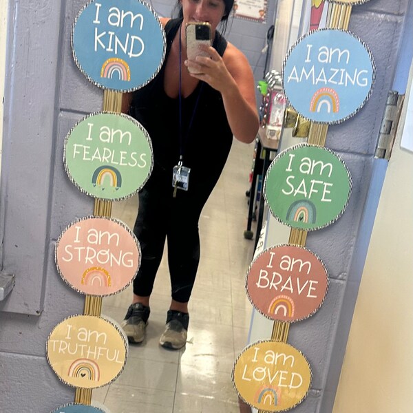 EDITABLE Affirmation Station Posters | Bulletin Board Display ...