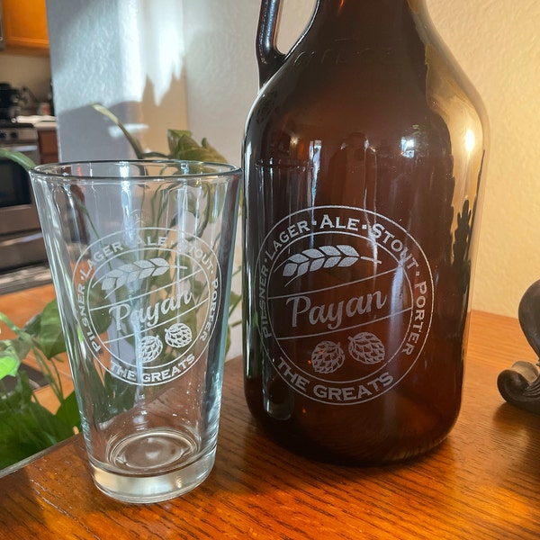 Personalized Beer Growler, Engraved Growler, Custom Beer Gifts, Beer ...