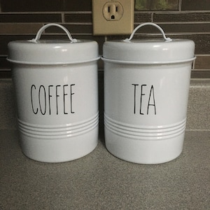 Kitchen Canister Decals Kitchen Canister Labels Kitchen Jar Stickers ...