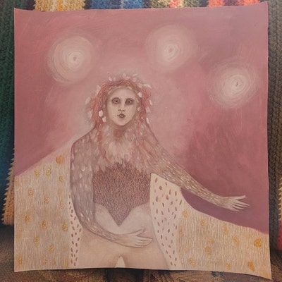 Found Poem 'as She Lay' Cut and Paste, Original Conceptual Art, Art on Paper, Valentine Art ...