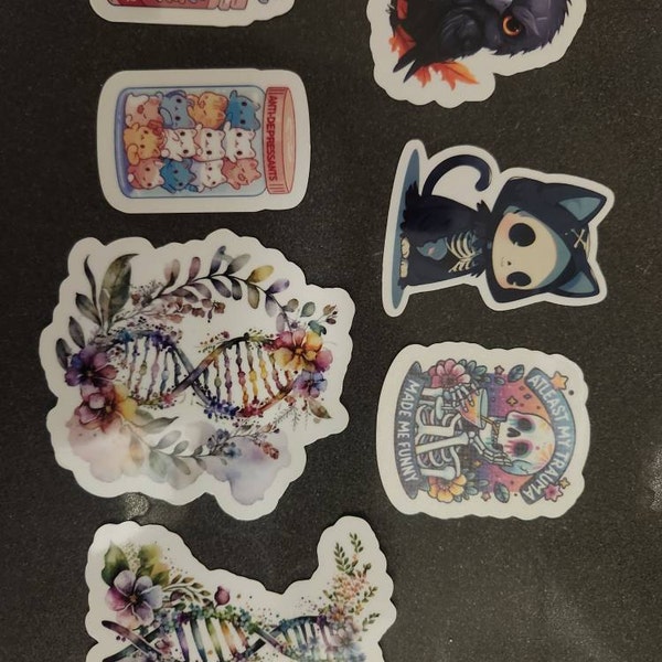 Valentine’s Science Sticker Set - Cute & Talk Nerdy Periodic Table ...