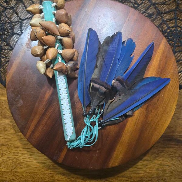 Rattle Ayacaxtli Ayoyotl Native Mexica - Etsy