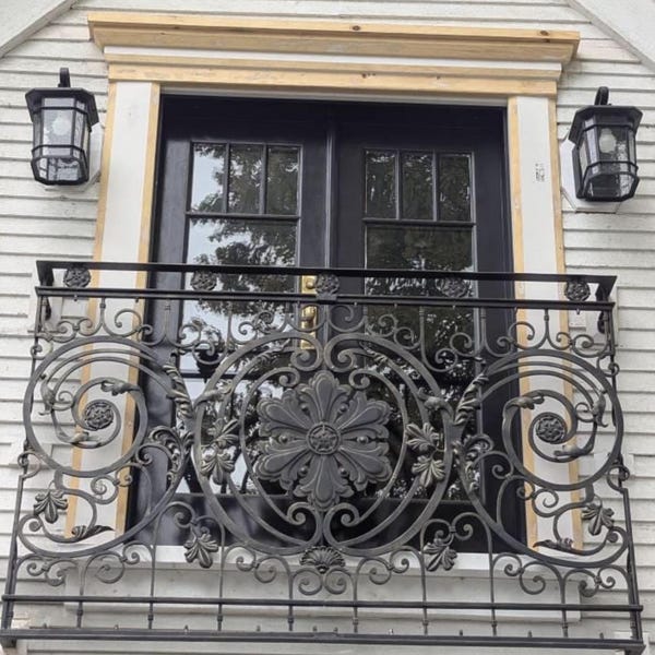 Custom Forged Railings for Stairs, Wrought Iron Railings, Balcony ...