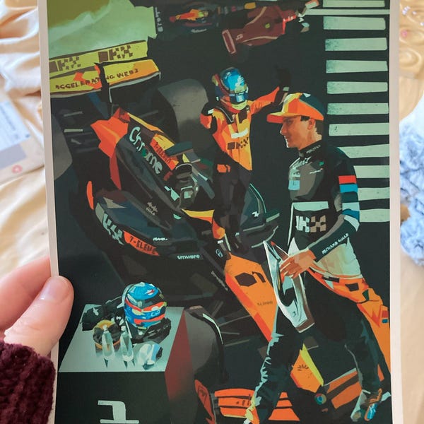Lando Norris Poster Formula One - Etsy