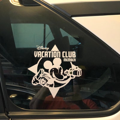 Disney Vacation Club Member Sticker Vinyl Car Window Stickerdvc ...