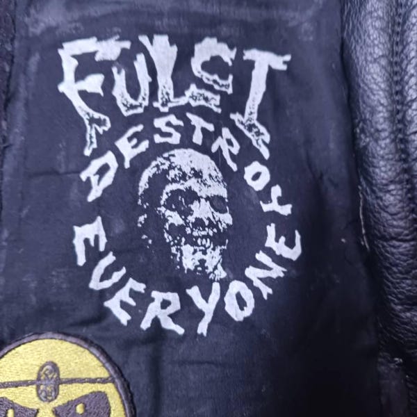 HORROR PUNK Filth / Fulci Mashup PATCH so Brilliant and yet I Fear ...