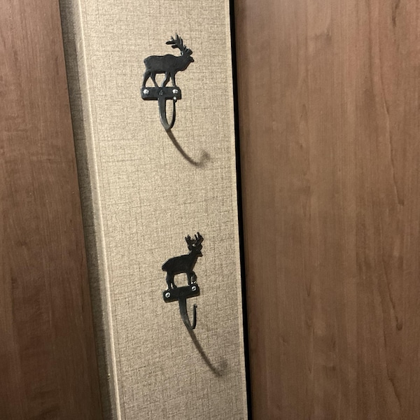 Hand Forged Rack, Blacksmith Made, Coat Hat Towel Rack - Etsy