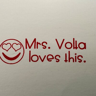 Checklist Stamp, Pencil Stamp, Completed With...self-inking Teacher ...