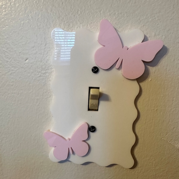 Butterfly Wave Light Switch Plate Cover - Light Switch Cover - Custom ...
