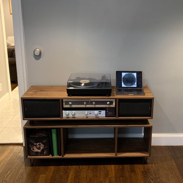 The Stack Record Player Stand - Etsy Canada