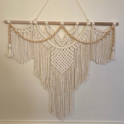 Macrame Wall Hanging Pattern DIY Macrame EBOOK Pattern Macrame Basket Tutorial Macrame Wall ...