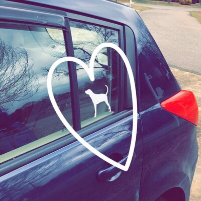 Plott Hound Vinyl Decal Treeing Walker Hound Dog Puppy Die Cut Sticker ...
